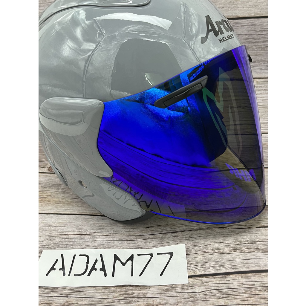 Visor For Helmet TSR / MHR Ram3 [ VISOR SAJA ] color smoke /chrome ...