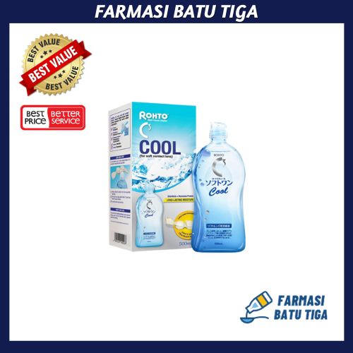 ROHTO C3 COOL MULTI-PURPOSE SOLUTION FOR SOFT CONTACT LENS 500ML (EXP ...
