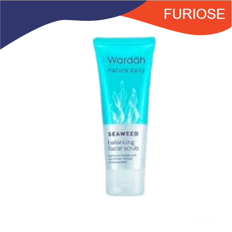 Nature Daily Facial Scrub Seaweed Exfoliating Derma Clear WARDAH 60ml ...