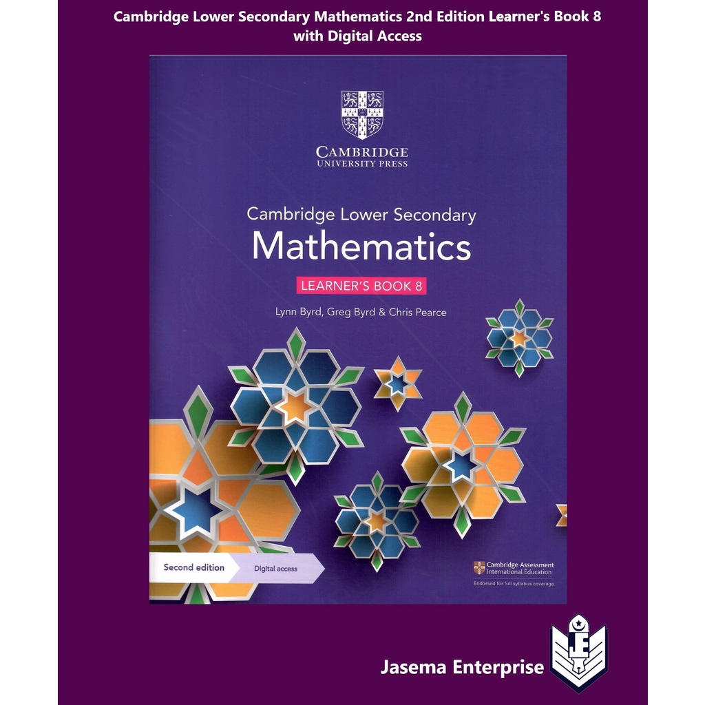 Cambridge Lower Secondary Mathematics 2nd Edition Learner's Book 8 with Digital Access | Shopee ...