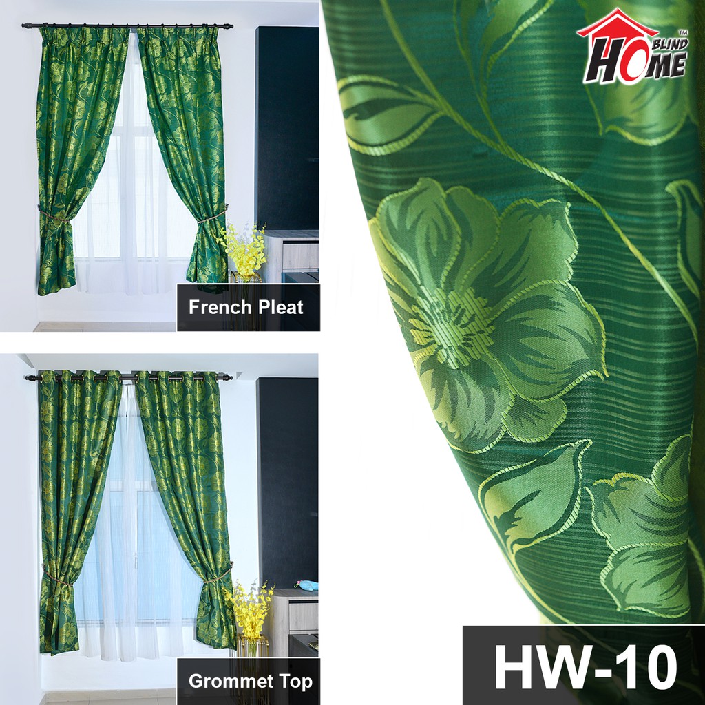 [HOME BLIND] Langsir HAVANA / Langsir Corak /Curtains Hook or Ring ...