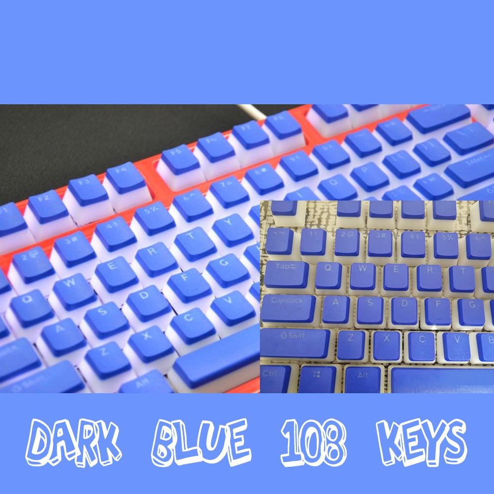 【YXWJ】108/104/87/61 Keys Razer PBT Pudding Keycaps, Double-shot ...