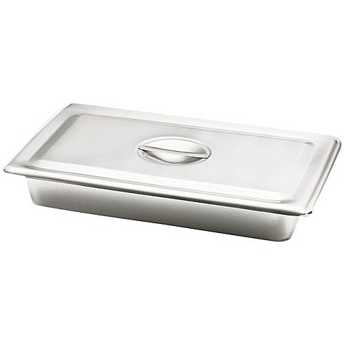 Stainless steel Instrument Tray With Cover medium 12x8x2 | Shopee Malaysia