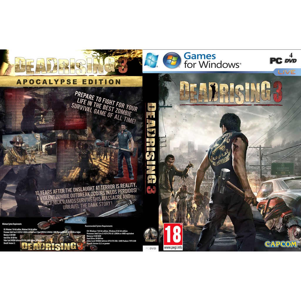 Dead Rising 3 Apocalypse Edition PC GAME [Offline] | Shopee Malaysia
