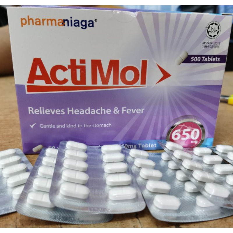 actimol 500mg For the relieves of Pain & FeverAcetaminophen buy ...