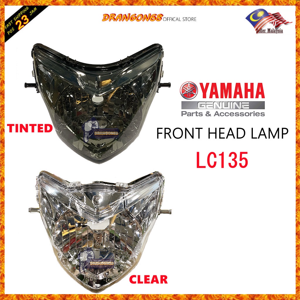 LC135 ALL MODEL LC135 V1 V2 V3 V4 V5 V6 HEAD LAMP ASSY CLEAR/TINTED (VISS READY STOCK/HIGH ...