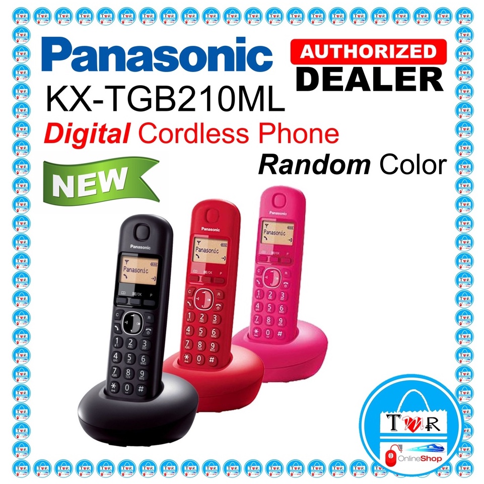 Panasonic Single Digital Cordless Phone KX-TGB210ML/KX-TGB210/ KX-TG1612ML Twin / KX-TS500MX ...