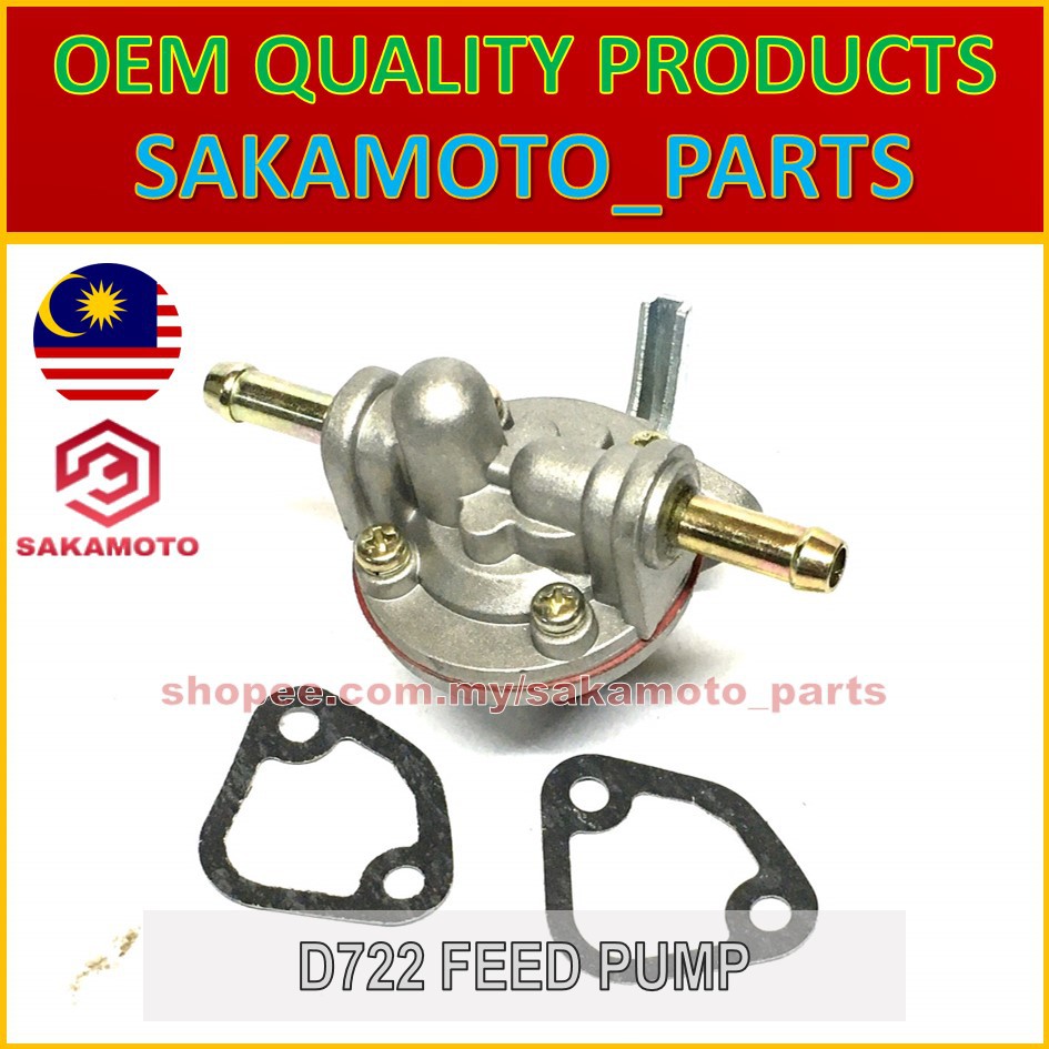 Kubota AC pump Fuel Feed Pump D722 Z482 Mini Excavator Generator ...