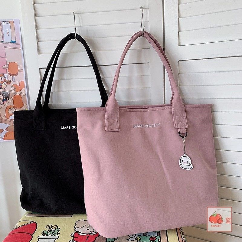 Waterproof Women 15.6inch Tote Bag Japanese Style Simple Shoulder Bag ...