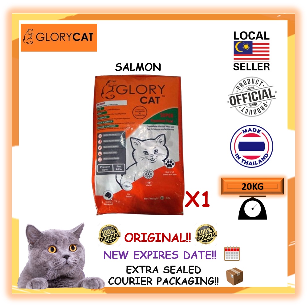 🌟100% ORIGINAL🌟 Glory Cat Dry Food / Makanan Kucing / Kibble 20kg ...