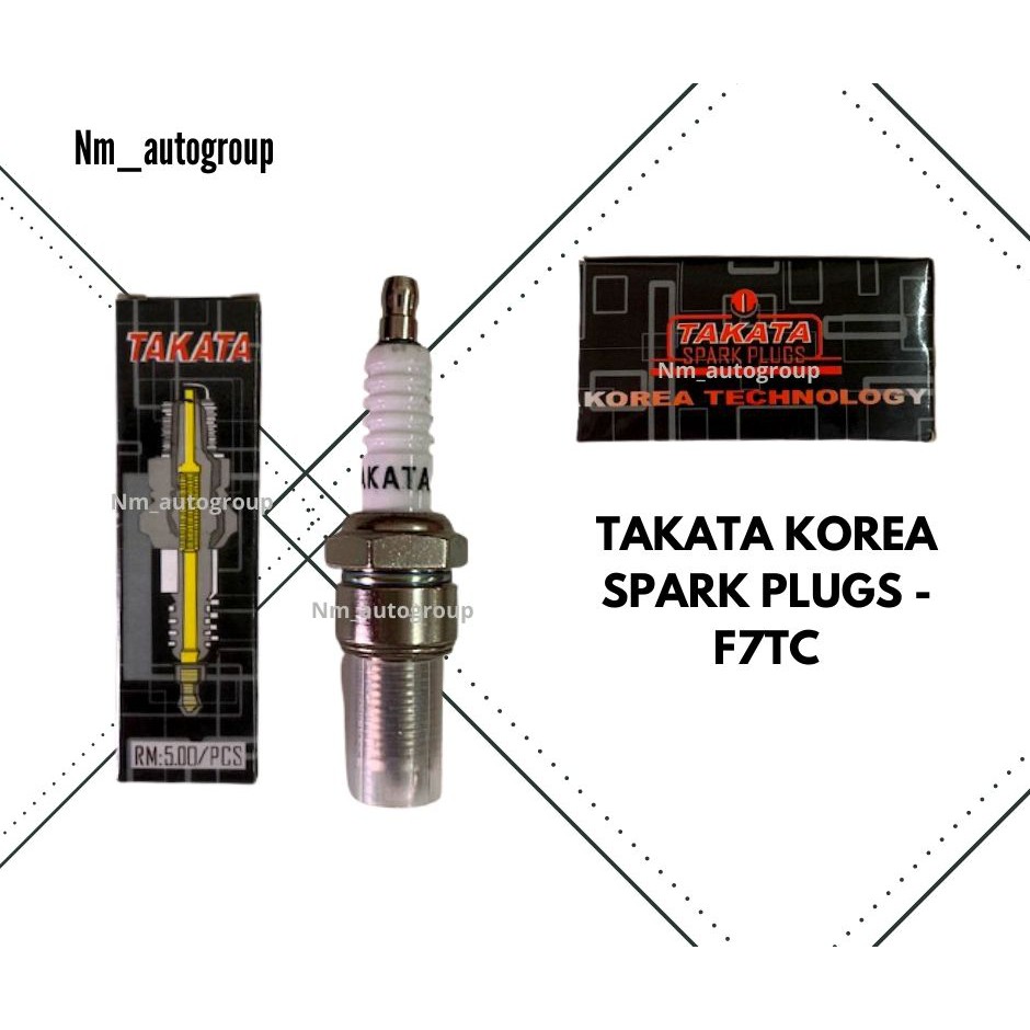 TAKATA Spark Plug F7TC (Ori) - (1pc) | Shopee Malaysia