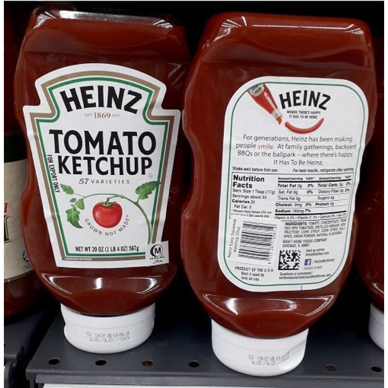 Heinz Tomato Ketchup 567g | Shopee Malaysia