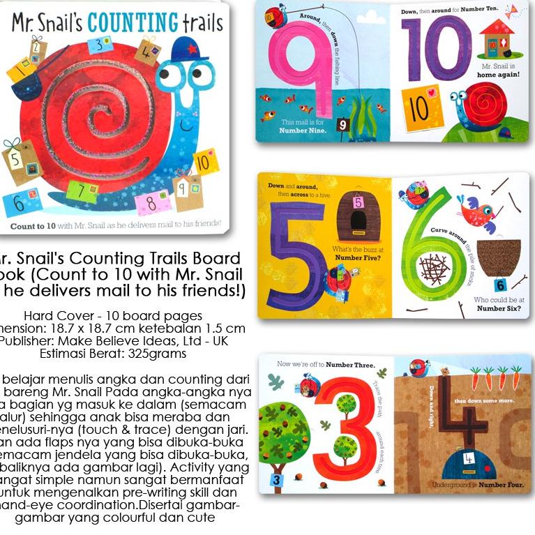 (Make Believe) ABC, Counting, Color & Shapes - Follow the Trails (touch ...