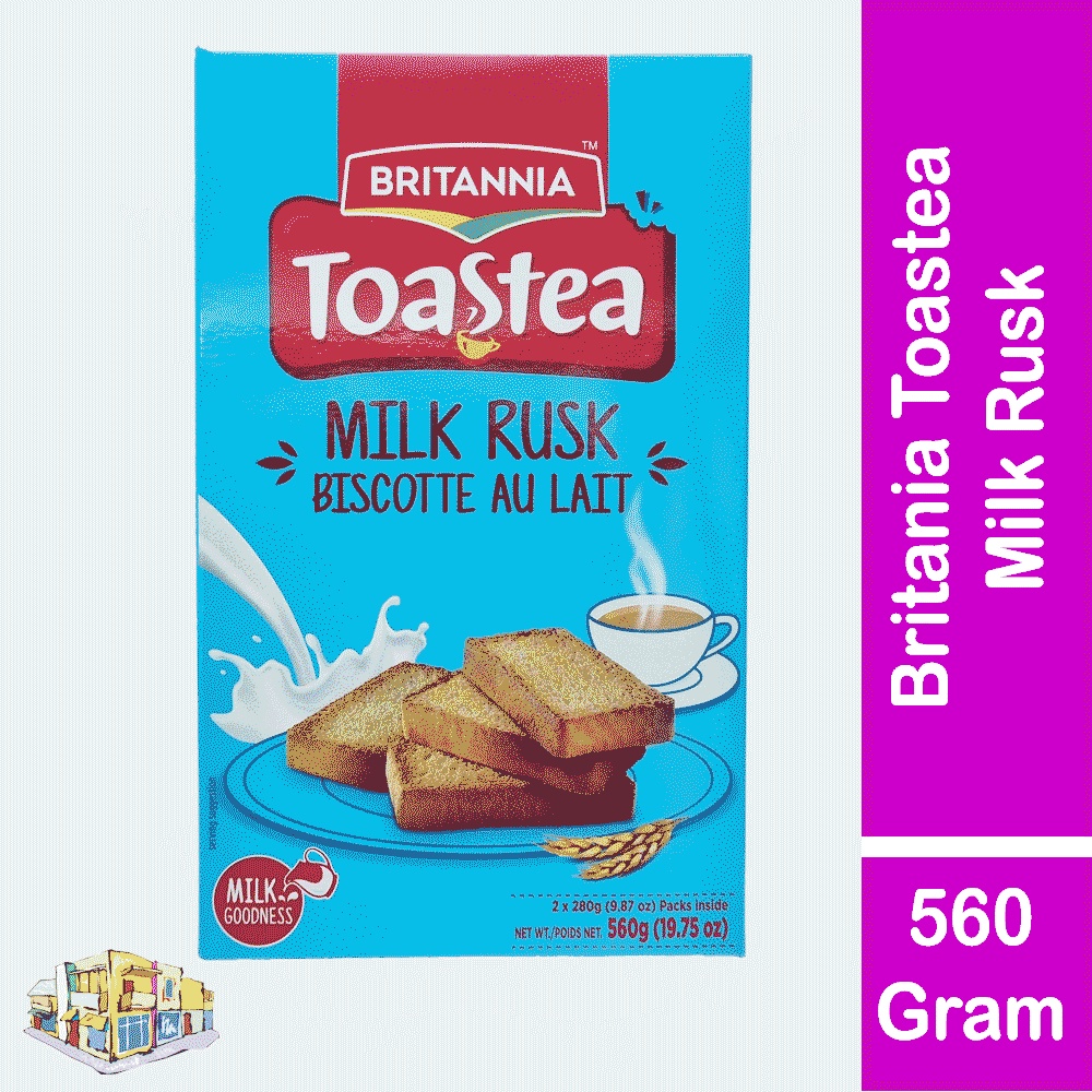 Britannia Toastea Milk Rusk 560 Gram | Shopee Malaysia