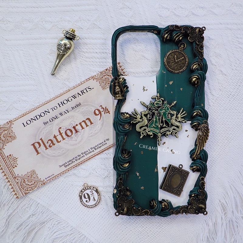 🎀PRE ORDER🎀 Harry Potter Series Malfoy Cream Phone Case Customised ...