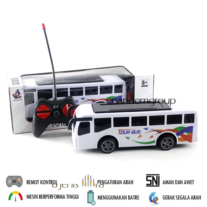 Rc School Bus / Tour Bus Remote Control Offroad Car Toy - Tour Bus ...