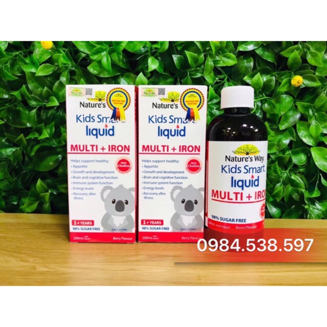 Nature's Way Multi Iron Multivitamin + Iron 200ml (1y+) | Shopee Malaysia