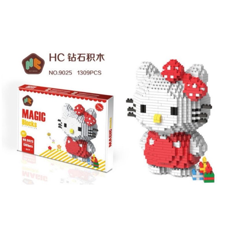Building blocks, small particles, cartoon character dolls, micro ...