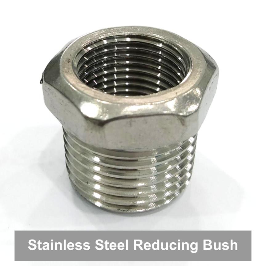 Reducing Bushing Stainless Steel Pipe Fitting 3/8"x1/4", 1/2"x1/4", 1/2 ...
