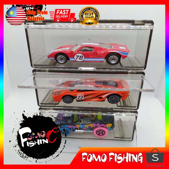 Hot Wheels , Tomica Display Box Transparent 1:64 Diecast /Super Clear ...
