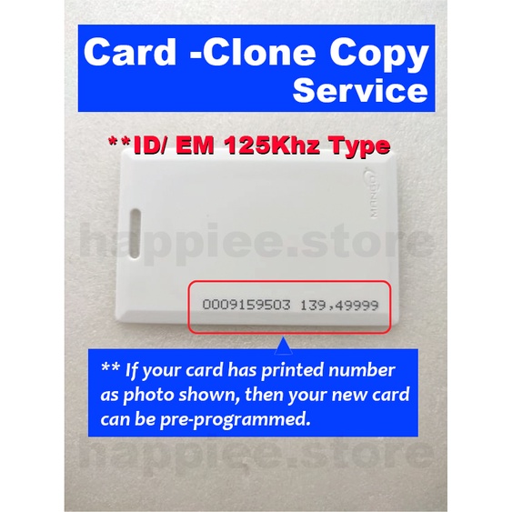 Card Copy Duplicate Clone ID125khz | Shopee Malaysia