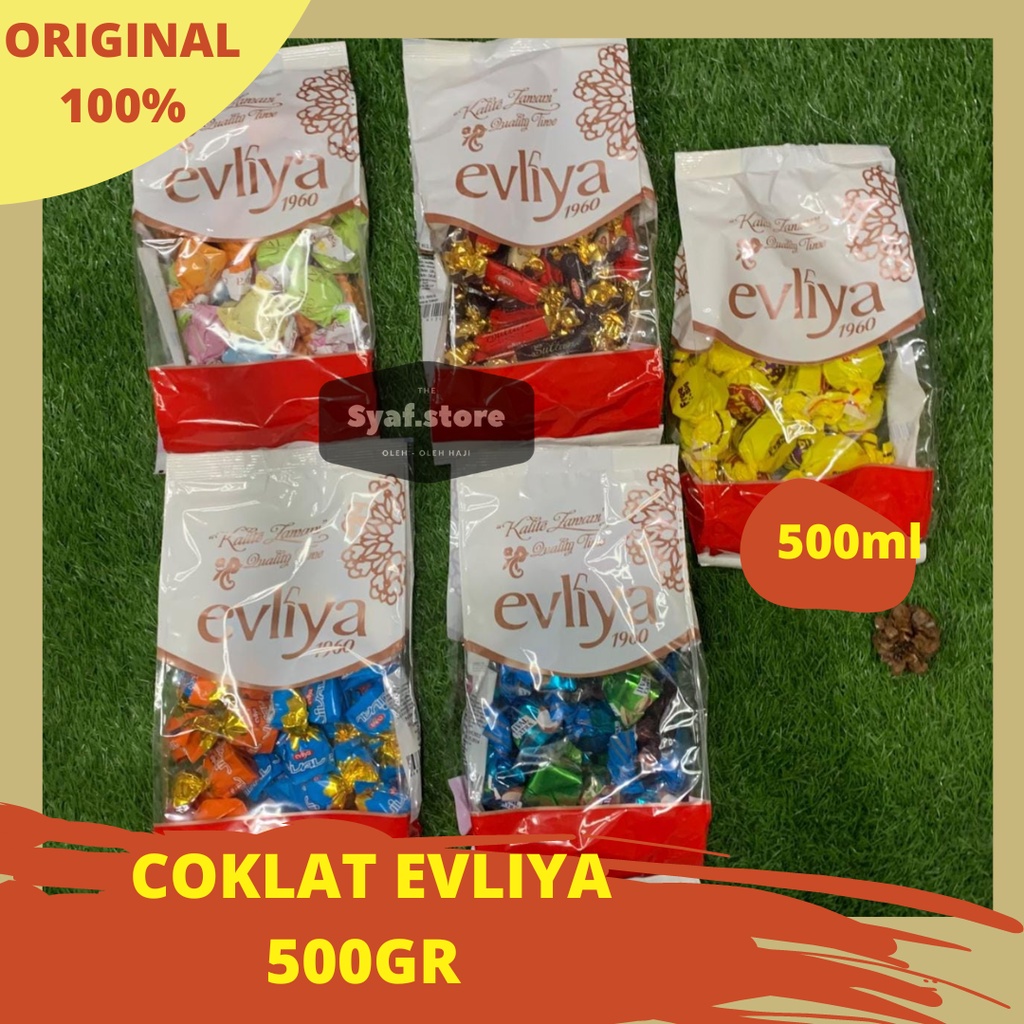 Halal Turkish EVLIYA Chocolate By Hajj Umrah 500 GR PREMIUM ORIGINAL ...