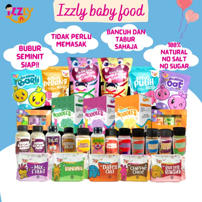Babyfood baby food izzly izly makanan bayi baby bubur baby 6 7 8 bulan ...