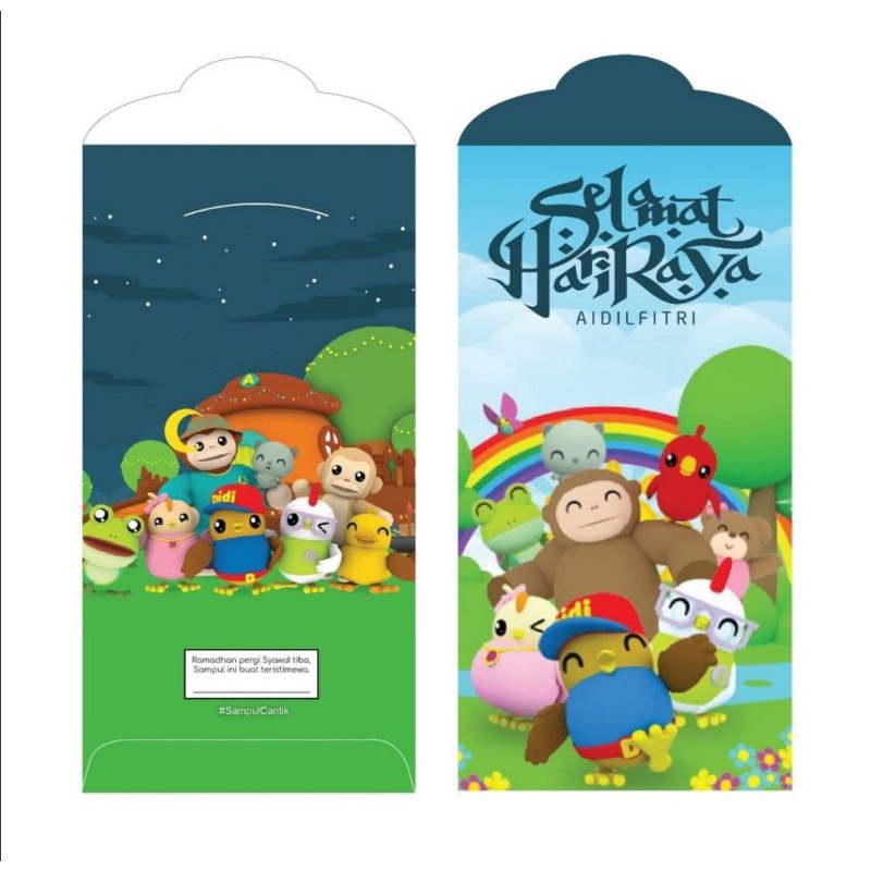 Sampul Duit Raya / Angpau (Cartoon design 2022 & 2023) | Shopee Malaysia