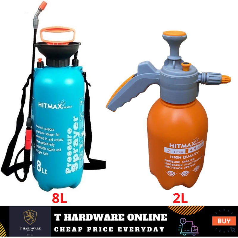 Original ️HITMAX 2L,5L or 8L Pressure Sprayer Pump / PONNY 2L or 8L ...