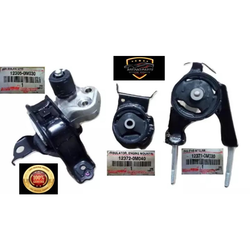 ORIGINAL TOYOTA VIOS NCP42 2003Y-2007Y AUTO/MANUAL ENGINE MOUNTING ...