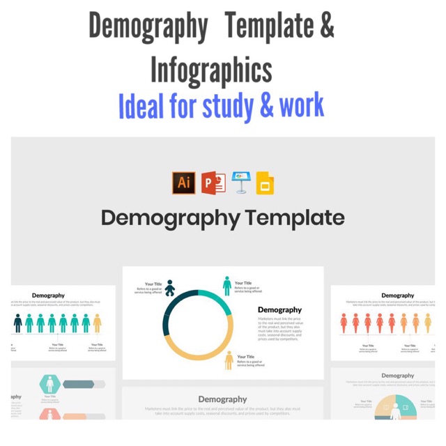 Demography Template & Infographics (PowerPoint, Google & Keynote Files ...