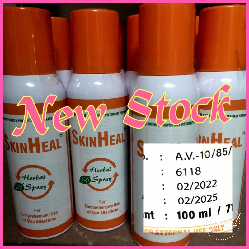Skinheal Herbal Spray Pet for Injury & Skin Problems / Skin heal / Luka ...