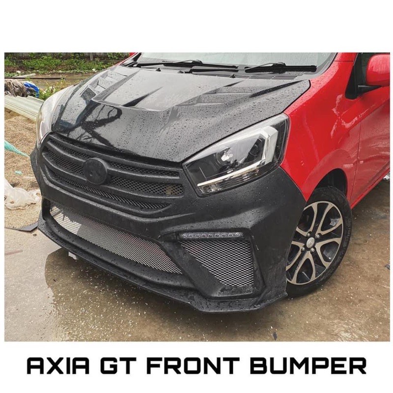 PERODUA AXIA GT FRONT BUMPER ( FIBER ) | Shopee Malaysia