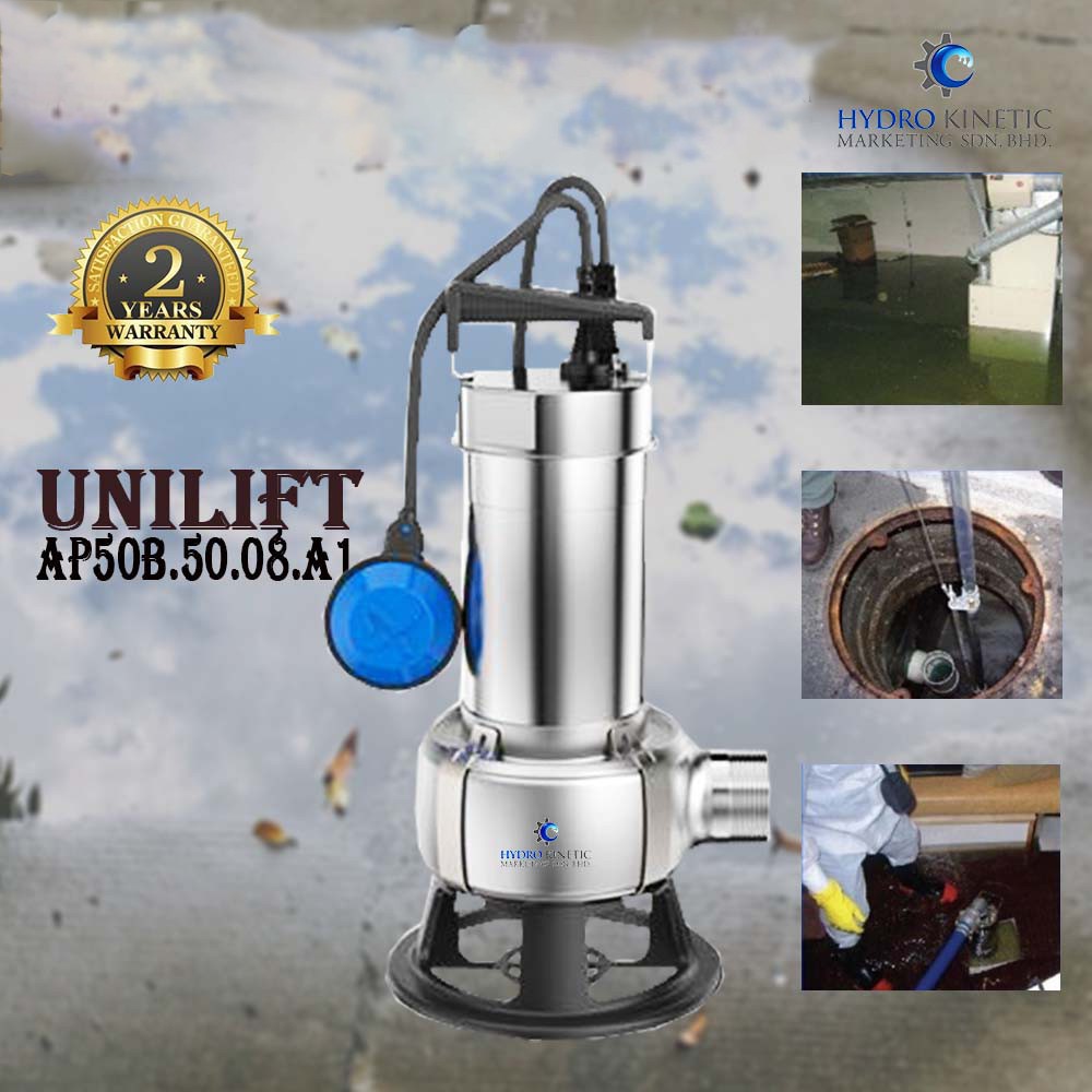 800watt UNILIFT AP50B.50.08.A1 Domestic Vertical Submersible Water Pump ...