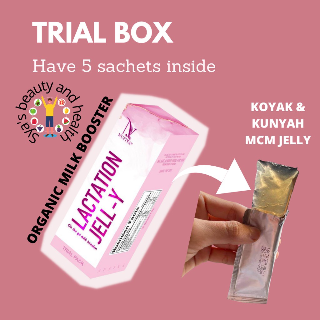 🔥READY STOCK🔥 - LACTATION JELLY BY NUFIYA ORGANIC MILK BOOSTER | Shopee ...