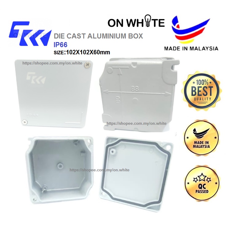 TK/ TENAGA DIE-CAST ALUMINIUM ENCLOSURE BOX 4X4X2.4" IP66 - OUTDOOR ...