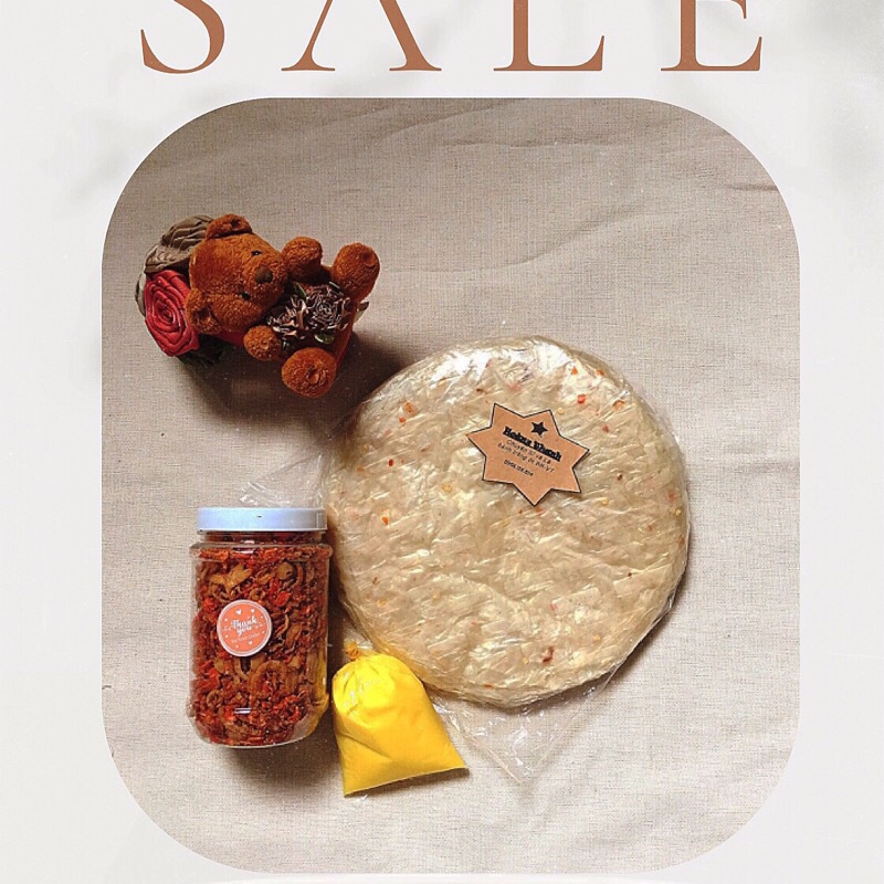 Combo Small Chili Rice Paper And Salt Onion Shrimp (Free Butter ...