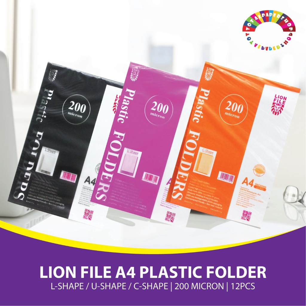 LION FILE A4 P.P L/C/U Shape File /Transparent File/ C / L / U Shape ...