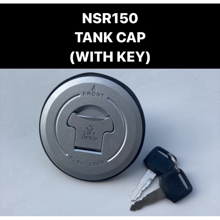HONDA NSR150 TANK CAP ( WITH KEY ) // NSR FUEL TANK LOCL KUNCI TANGKI ...
