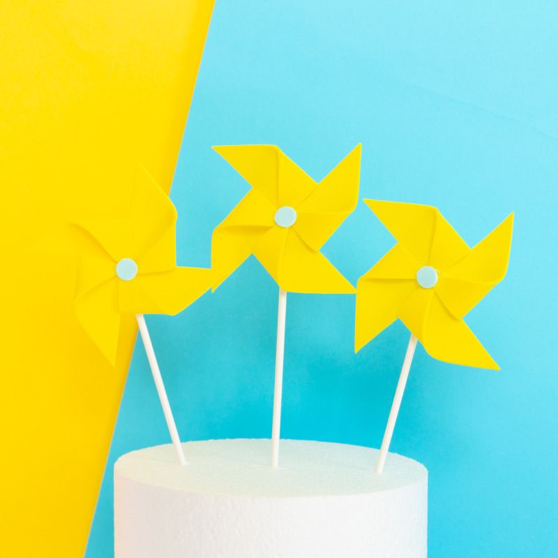 Windmill Cake Topper / Candy Cake Topper / lolipop Cake Topper / mickey ...