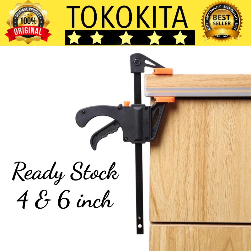 KAYU Clamp F Wood Clamps woodworking Craft Clamps 4 6 8 inch | Shopee ...