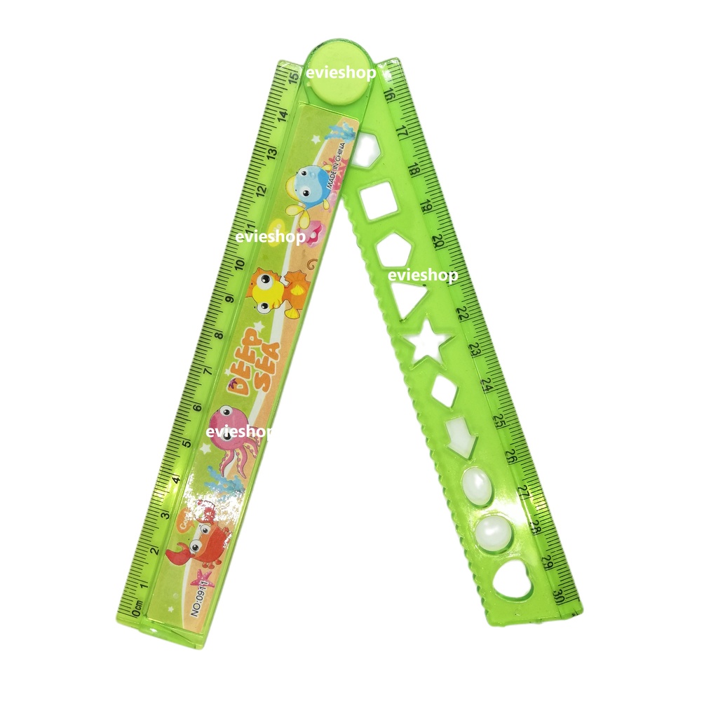 Foldable 30cm Cartoon Foldable Ruler Cartoon Ruler Cute School Ruler ...