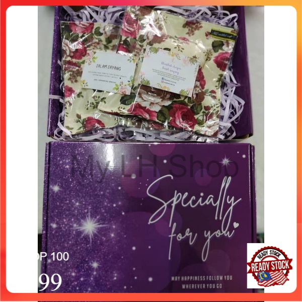 Gift-Box Birthday Hadiah Harijadi Isteri / Ibu / kekasih (2 pcs ...
