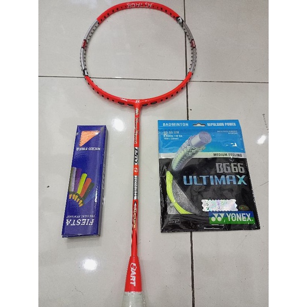 Hart/power shoot Racket (free Install String) bonus String BG 66 ...