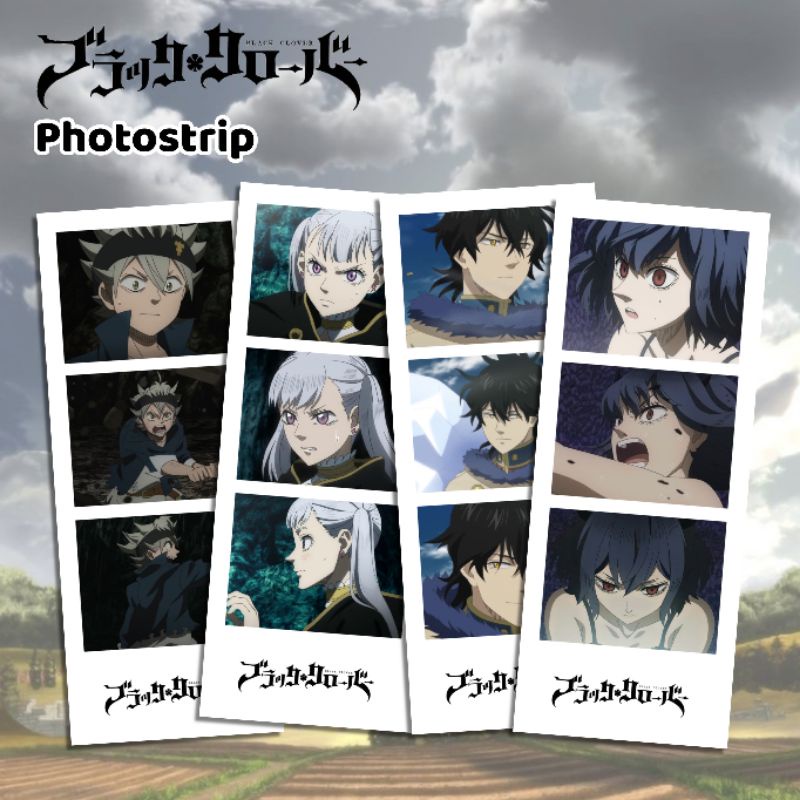 Photostrip Anime Black Clover Asta Yuno Noelle Silva Luck voltia Yami ...