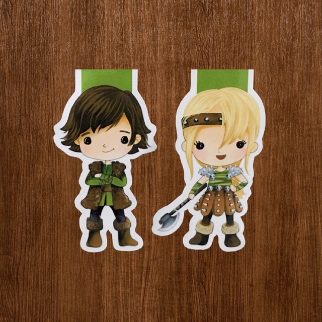 How To Train Your Dragon Magnetic Bookmark Set, Toothless, Light Fury ...