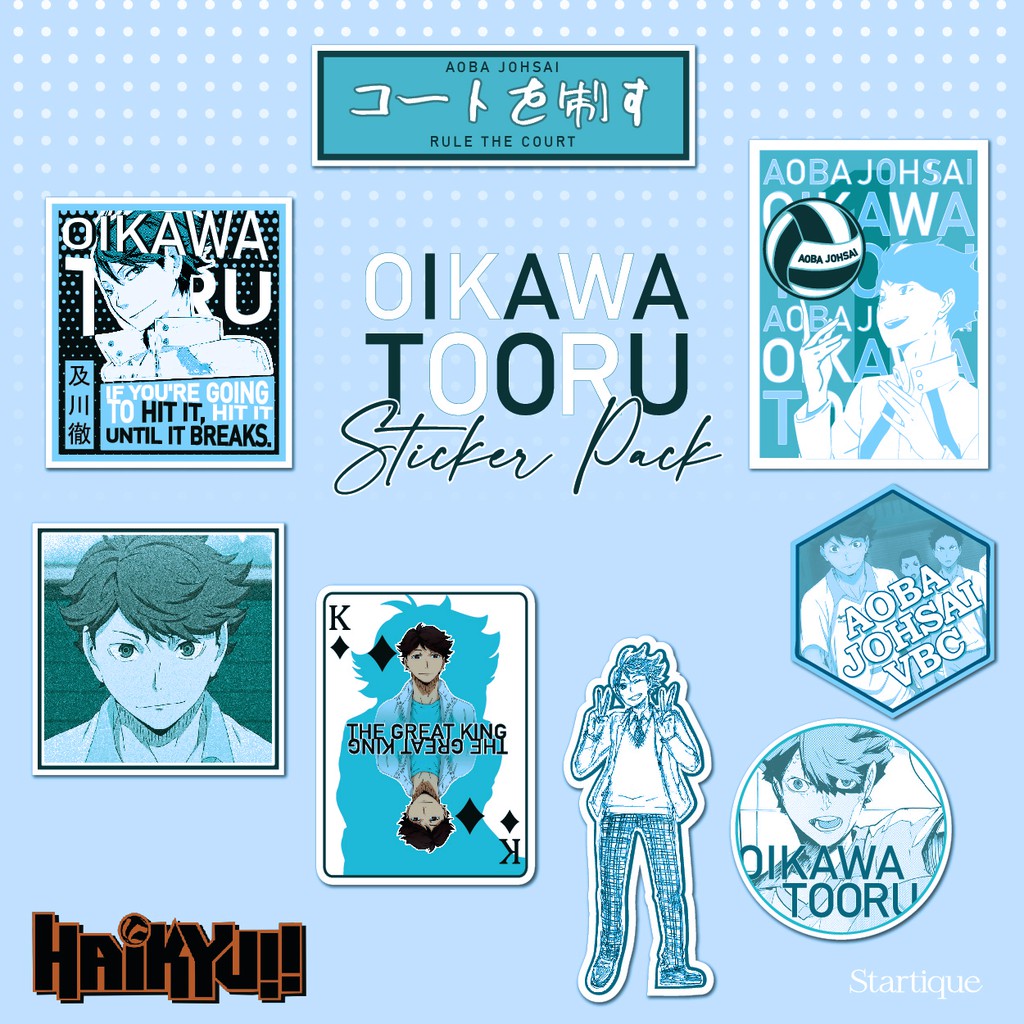 Haikyu!! Aesthetic OIKAWA TOORU Sticker Pack | Shopee Malaysia