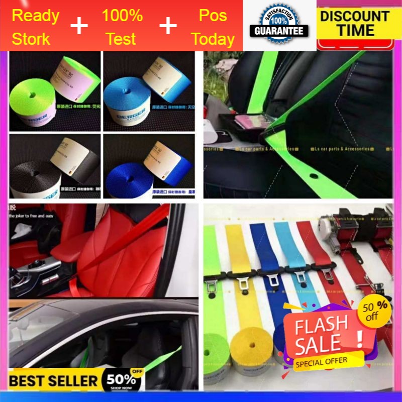 Seatbelt Interior Colour Webbing Germany Berger Seat Belt Colourful ...