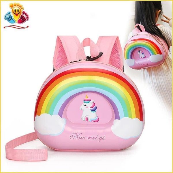 Cute Rainbow Donut Backpack For Kindergarten Babies | Shopee Malaysia