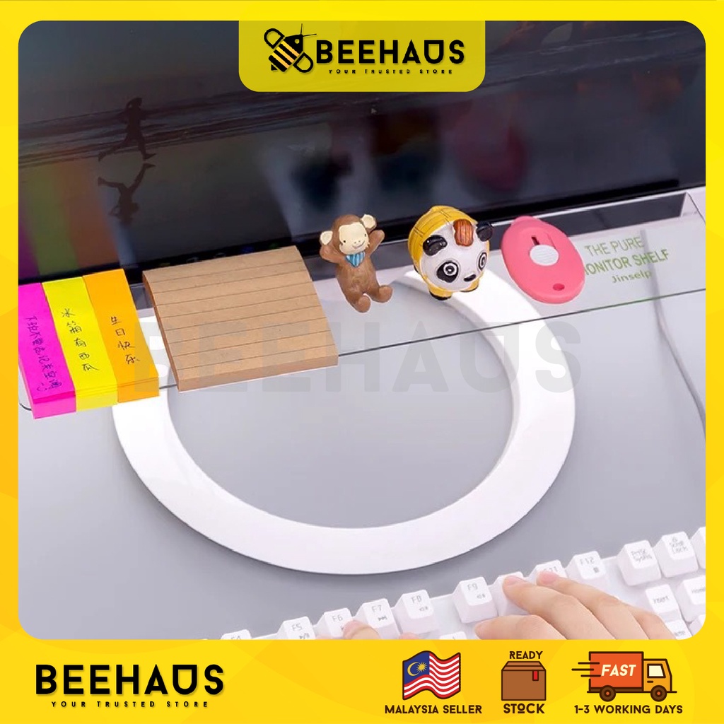 Beehaus Acrylic Monitor Message Memo Board | Computer Monitor Side ...